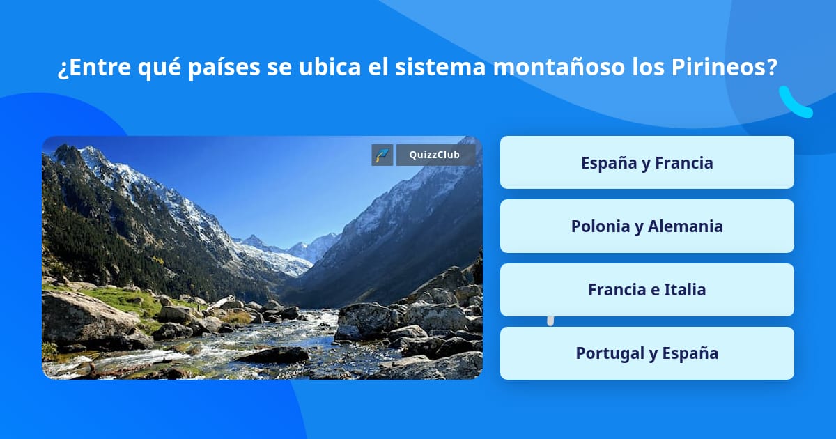 ¿Entre qué países se ubica el... | Las Preguntas Trivia | QuizzClub