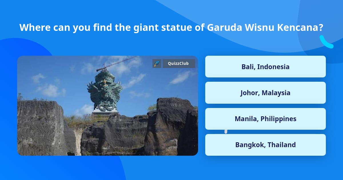 Where can you find the giant statue... | Trivia Answers | QuizzClub