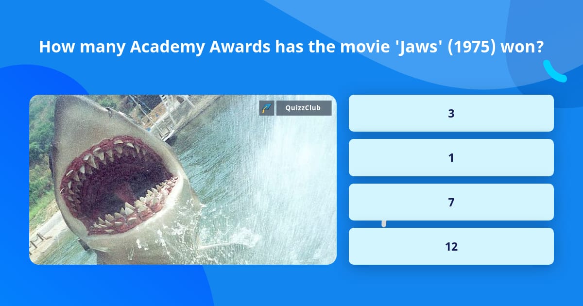 How many Academy Awards has the... | Trivia Answers | QuizzClub