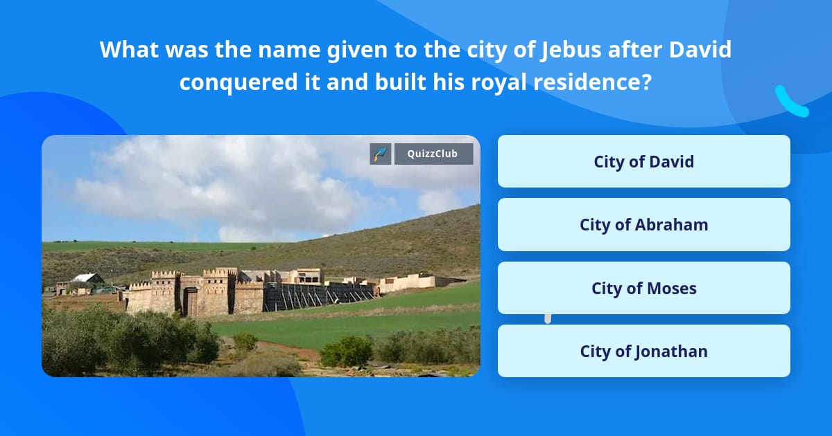 What was the name given to the city... | Trivia Questions | QuizzClub
