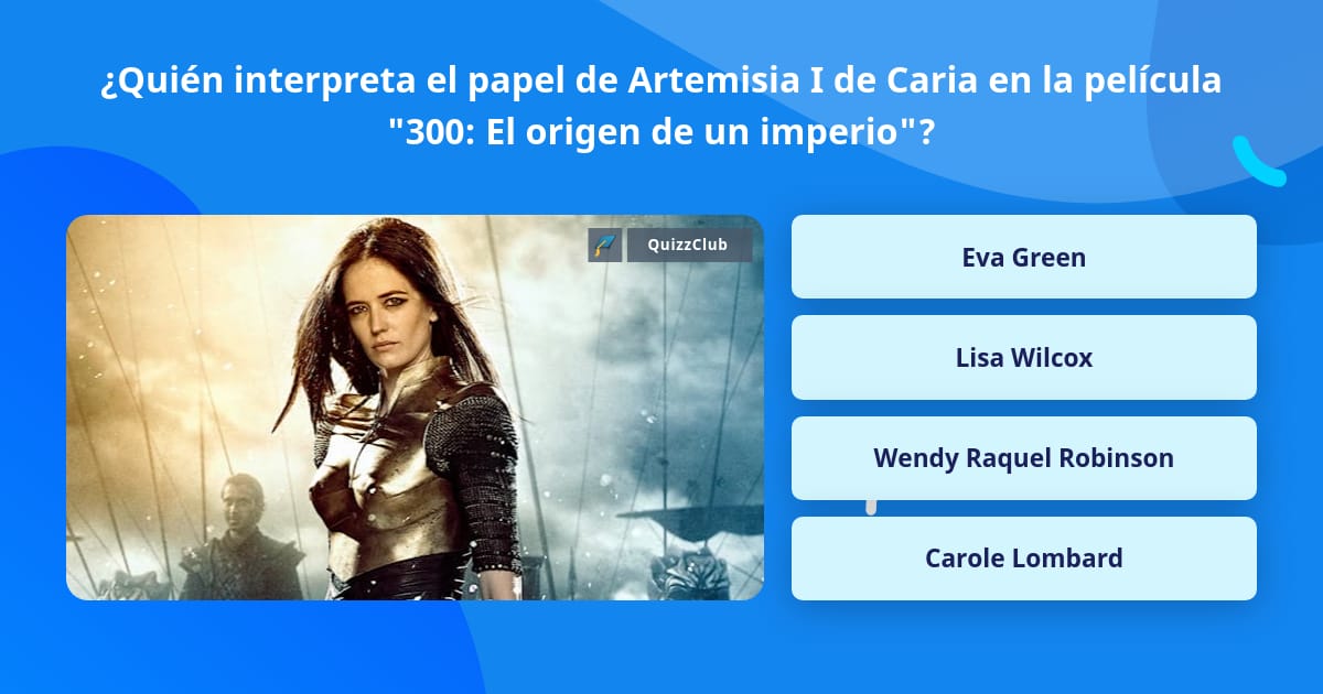 ¿Quién interpreta el papel de... | Las Preguntas Trivia | QuizzClub