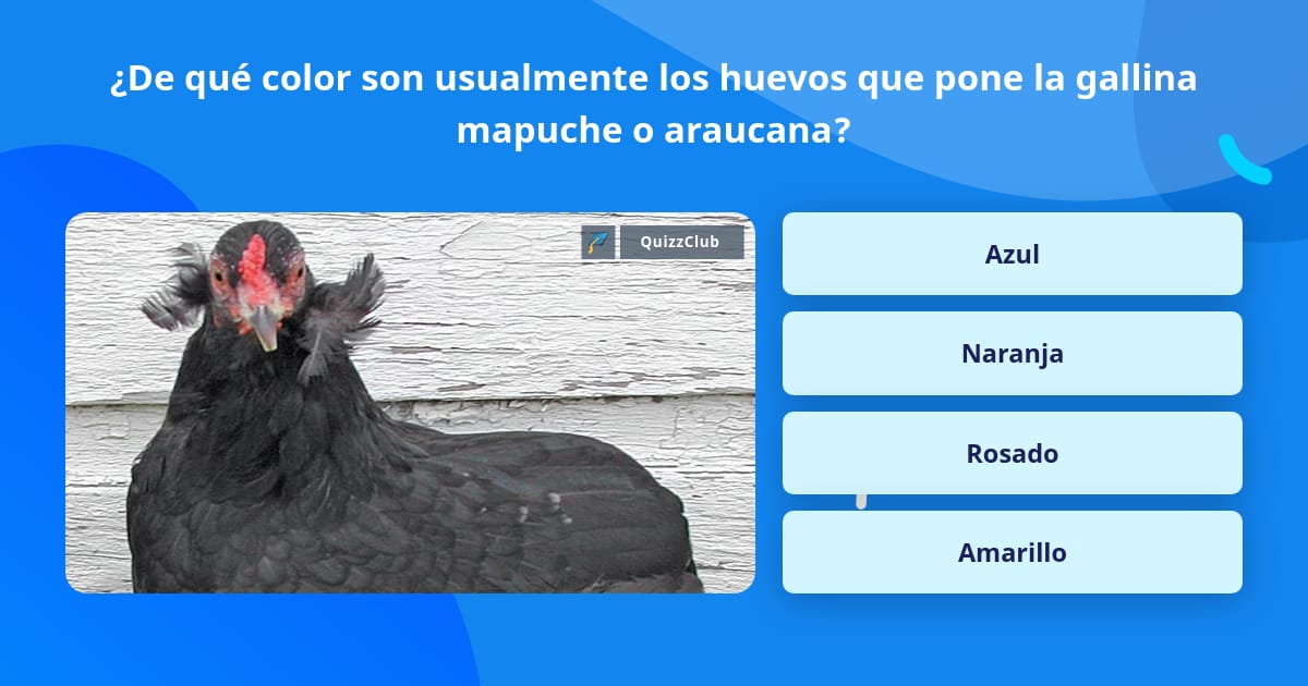 ¿De qué color son usualmente los... | La respuesta de Trivia