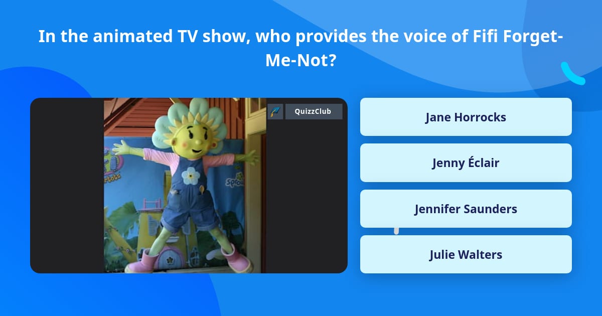 In the animated TV show, who... | Trivia Questions | QuizzClub