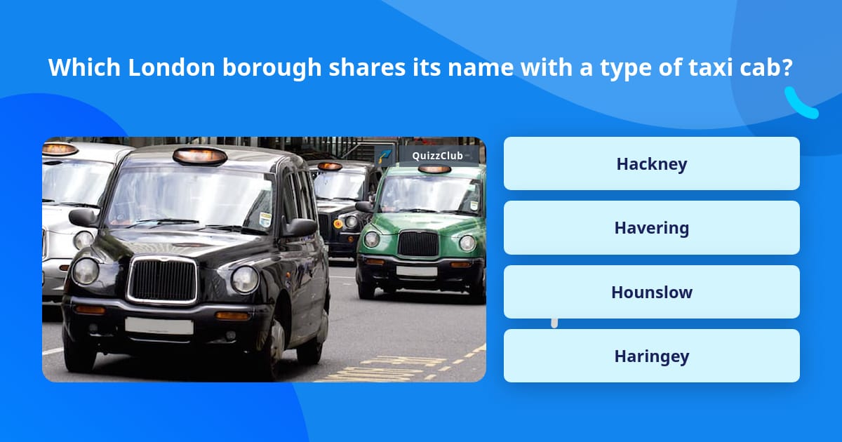 Which London borough shares its name... | Trivia Questions | QuizzClub