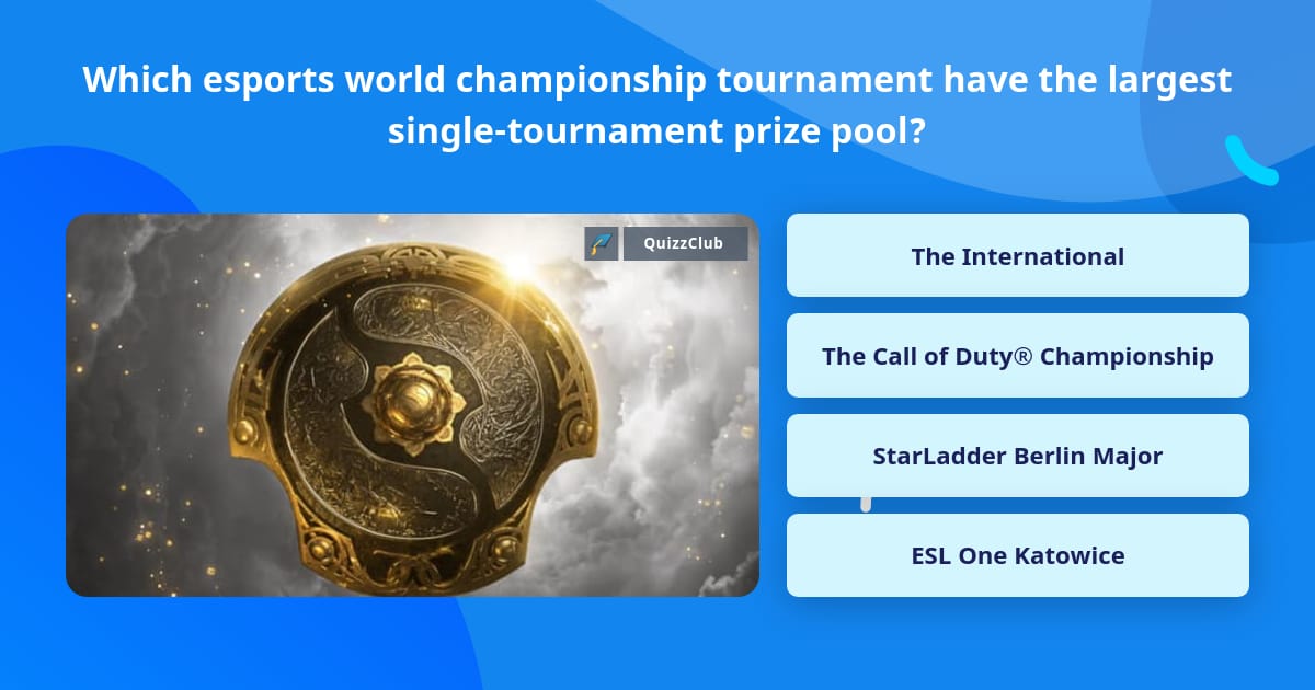 Which esports world championship... | Trivia Questions | QuizzClub