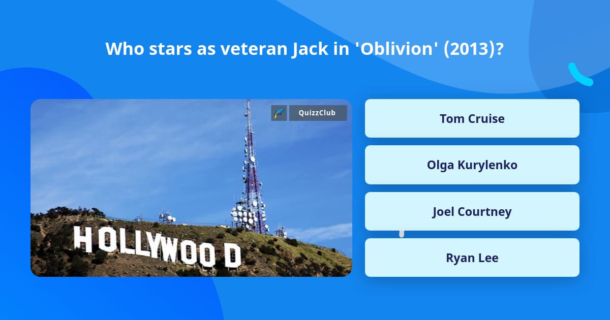 Who stars as veteran Jack in... | Trivia Answers | QuizzClub