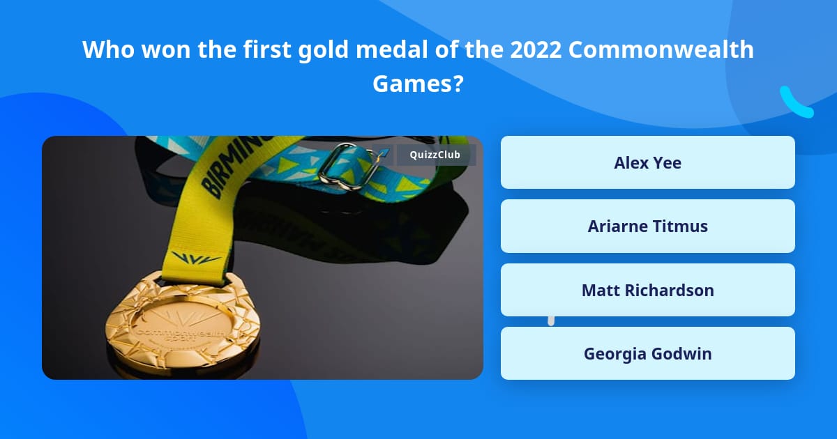Who won the first gold medal of the... | Trivia Questions | QuizzClub