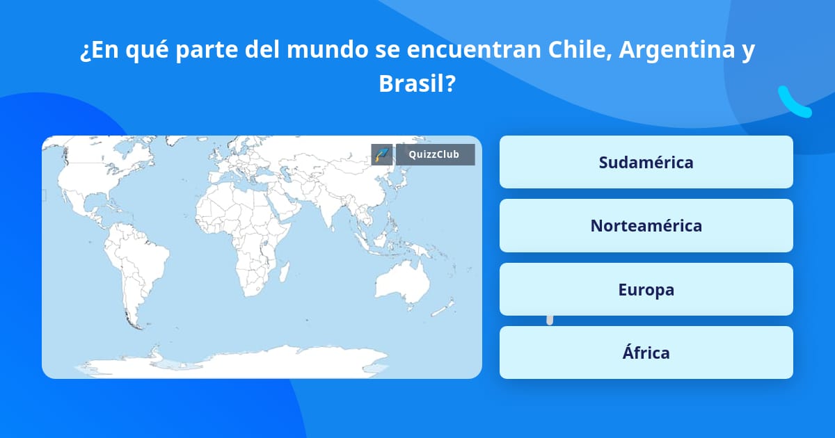 ¿En qué parte del mundo se... | La respuesta de Trivia | QuizzClub
