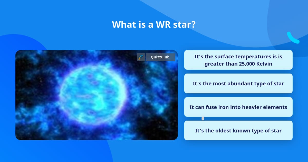 What is a WR star? | Trivia Questions | QuizzClub