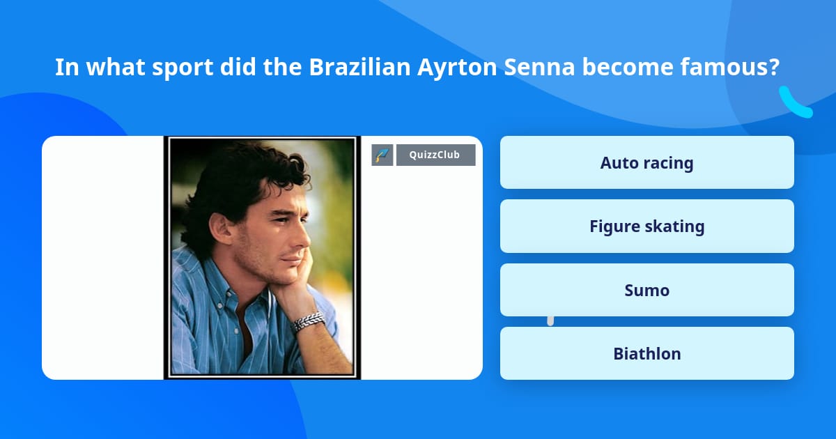 In what sport did the Brazilian... | Trivia Questions | QuizzClub