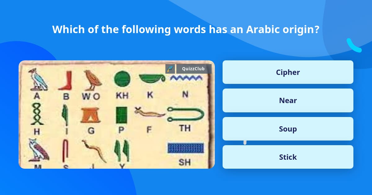 Which Of The Following Words Has An Trivia Questions QuizzClub which-of-the-following-words-has-an-trivia-questions-quizzclub