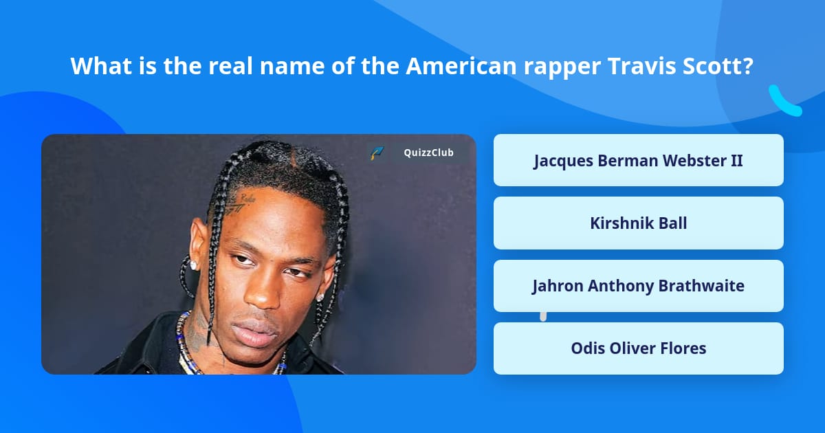 What is the real name of the... | Trivia Questions | QuizzClub