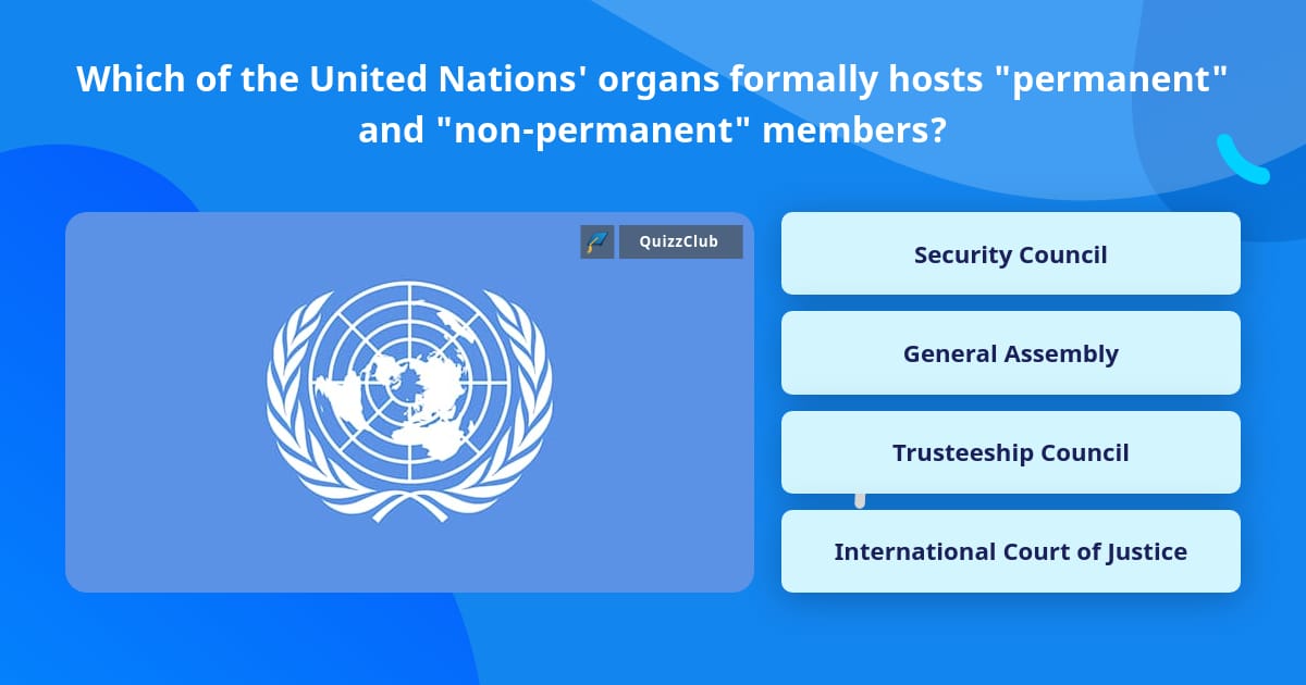 Which of the United Nations' organs... | Trivia Questions | QuizzClub