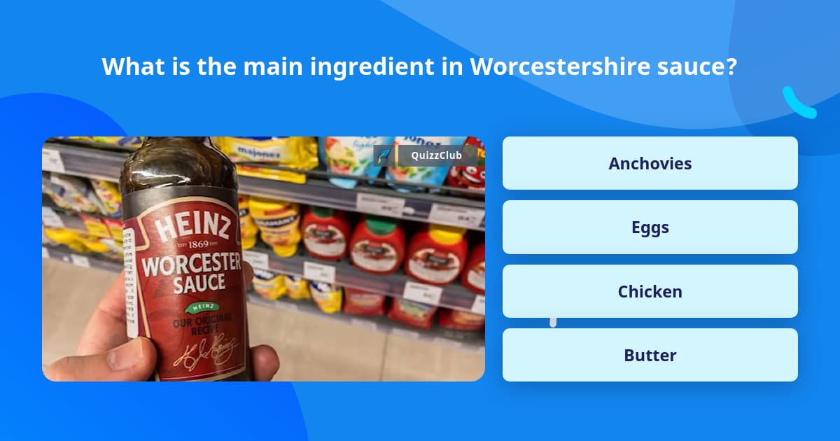 What is the main ingredient in... | Trivia Answers | QuizzClub