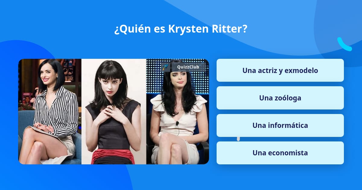 ¿Quién es Krysten Ritter? | La respuesta de Trivia | QuizzClub