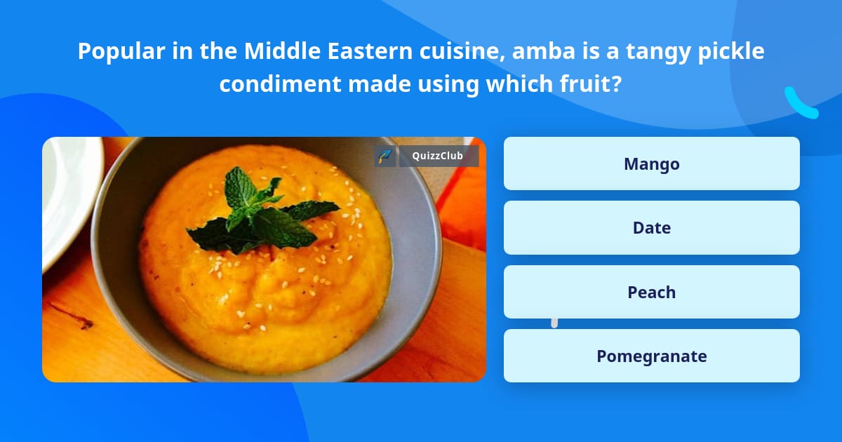 Popular in the Middle Eastern... | Trivia Questions | QuizzClub