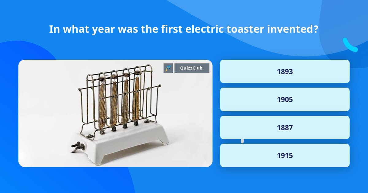 In what year was the first electric... | Trivia Answers | QuizzClub