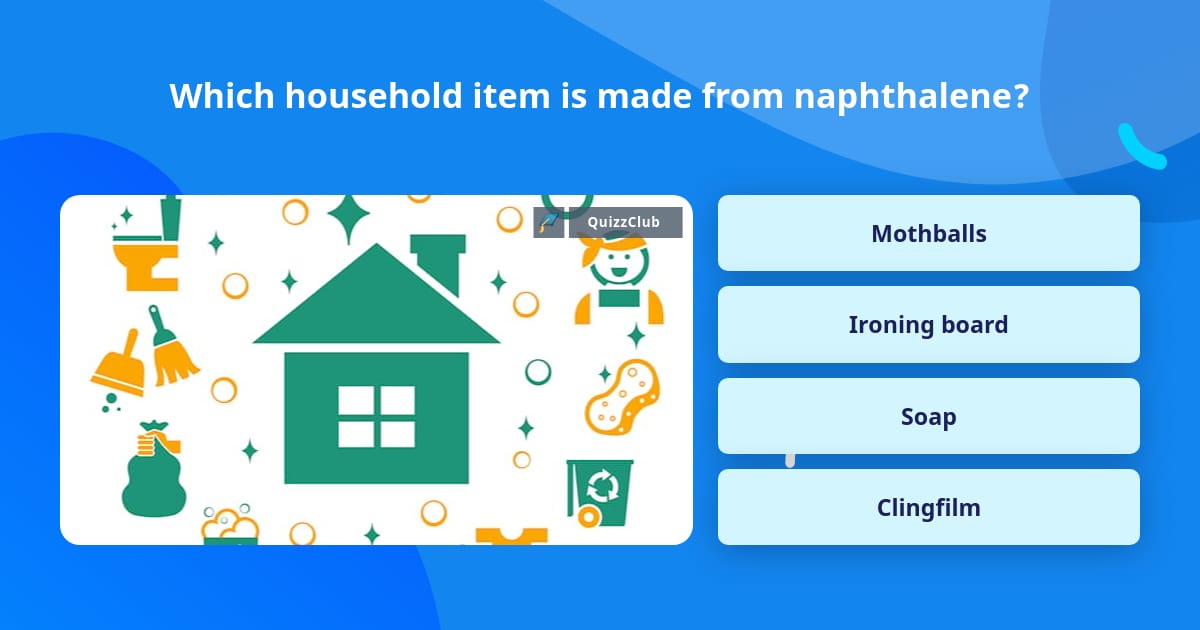 Which household item is made from... | Trivia Questions | QuizzClub