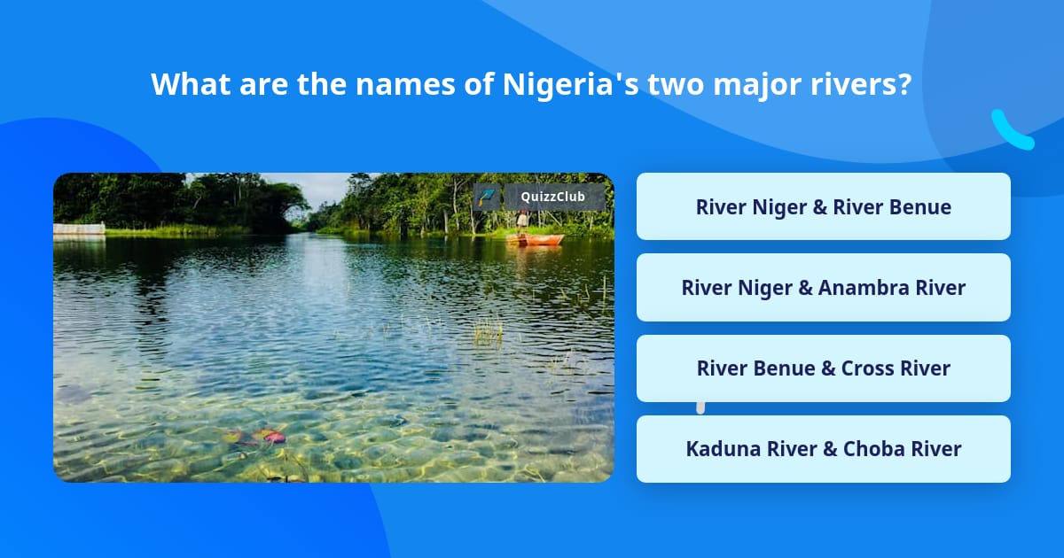What are the names of Nigeria's two... | Trivia Questions | QuizzClub