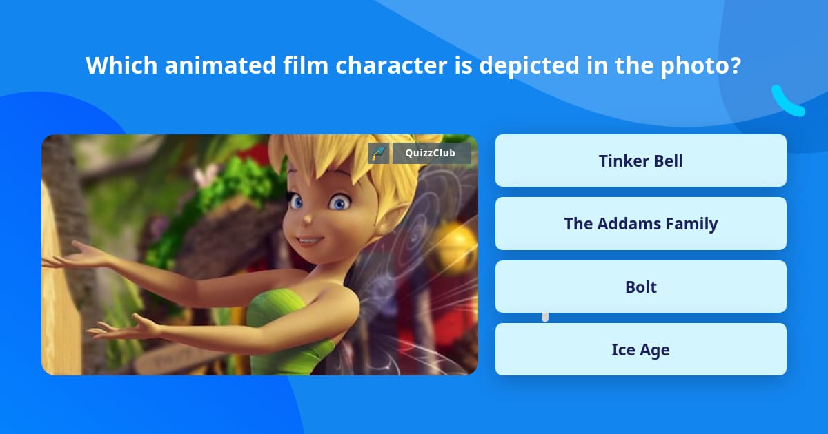 Which animated film character is... | Trivia Questions | QuizzClub