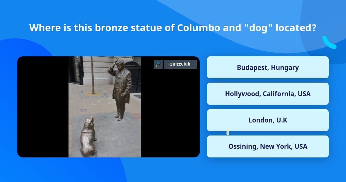 Where is this bronze statue of... | Trivia Answers | QuizzClub