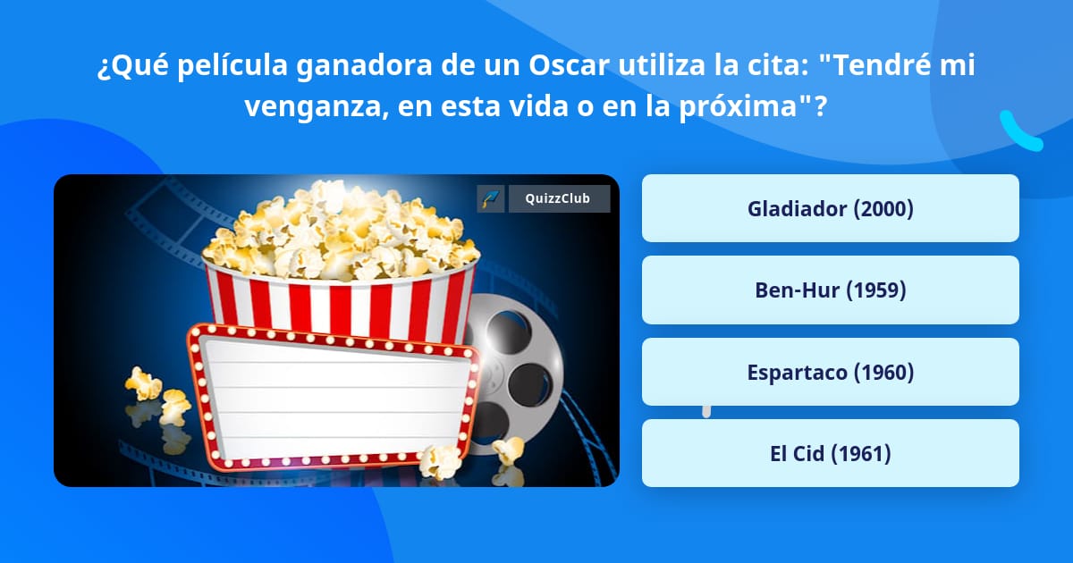 ¿Qué película ganadora de un Oscar... | Las Preguntas Trivia