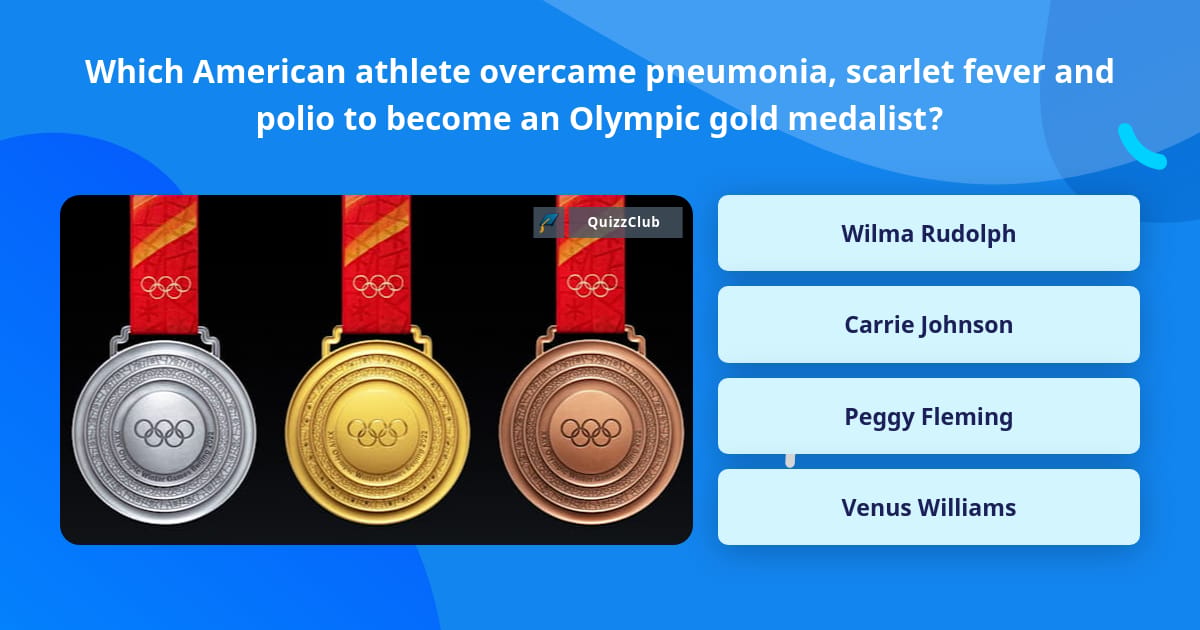 Which American athlete overcame... | Trivia Questions | QuizzClub