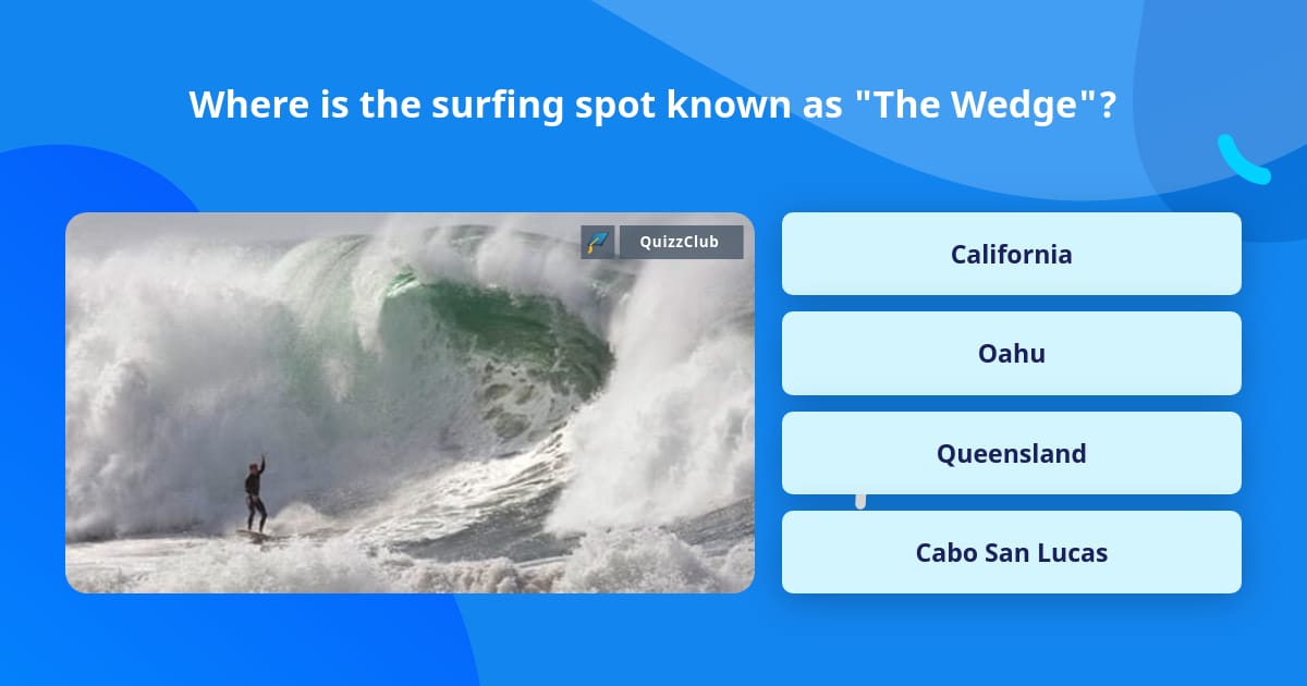 Where is the surfing spot known as... | Trivia Questions | QuizzClub