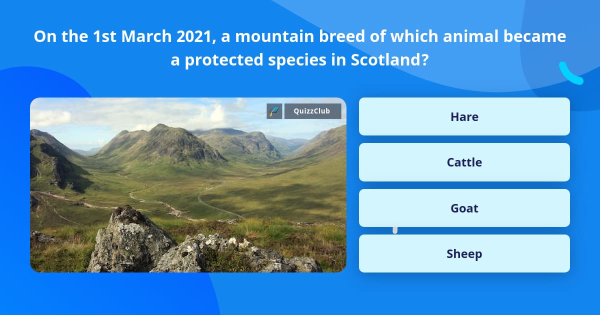 On the 1st March 2021, a mountain... | Trivia Questions | QuizzClub