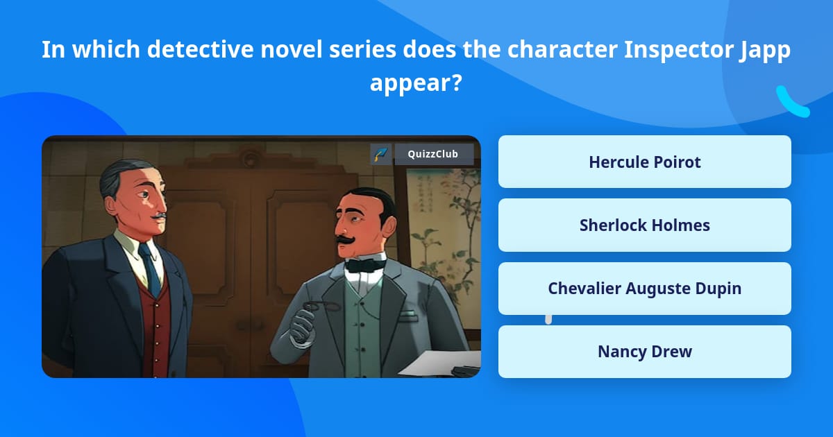In which detective novel series does... | Trivia Answers | QuizzClub