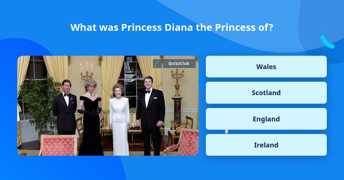 What was Princess Diana the Princess of? | Trivia Questions