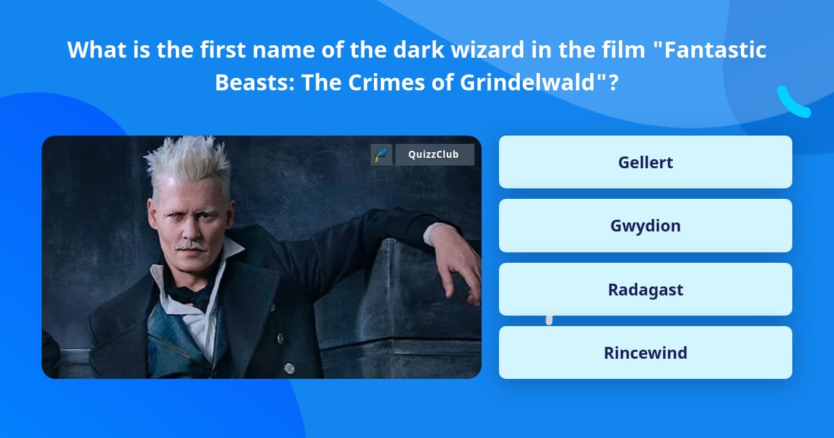 What is the first name of the dark... | Trivia Questions | QuizzClub
