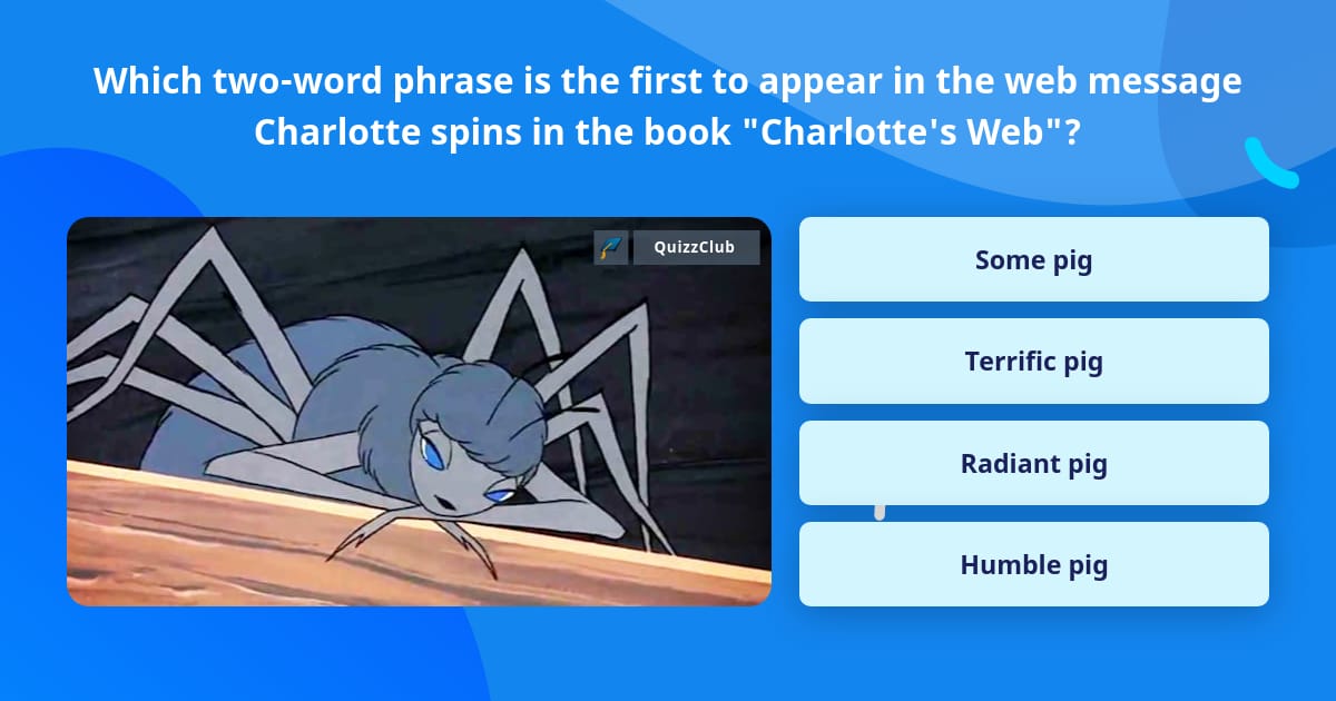 Which two-word phrase is the first... | Trivia Questions | QuizzClub