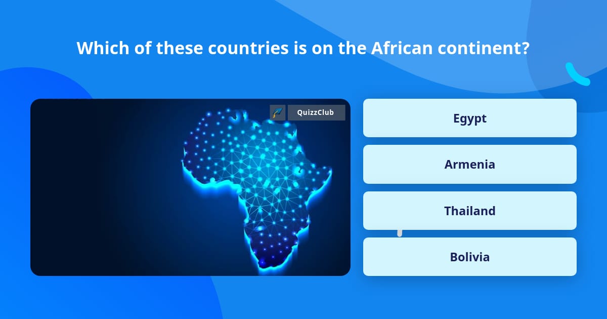 Which of these countries is on the... | Trivia Questions | QuizzClub