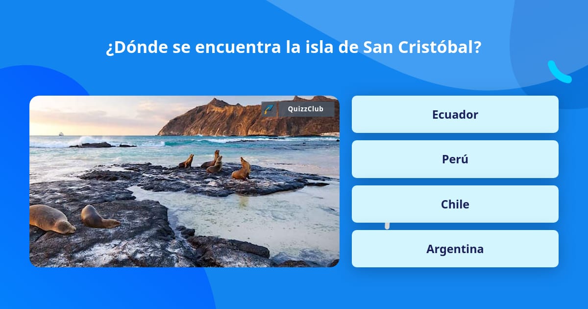 ¿Dónde se encuentra la isla de San... | Las Preguntas Trivia