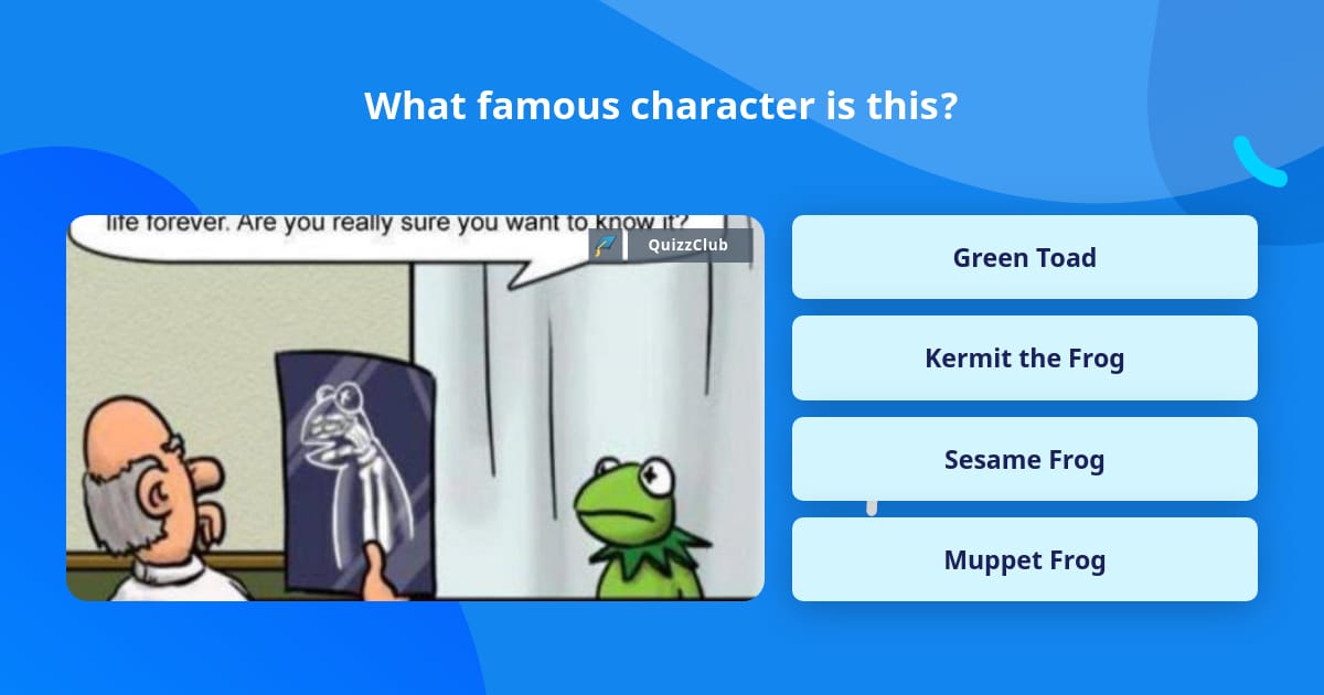 What famous character is this? | Trivia Questions | QuizzClub