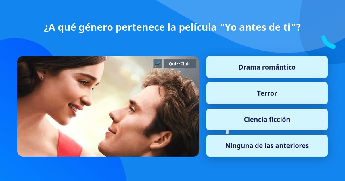 ¿A qué género pertenece la película... | Las Preguntas Trivia