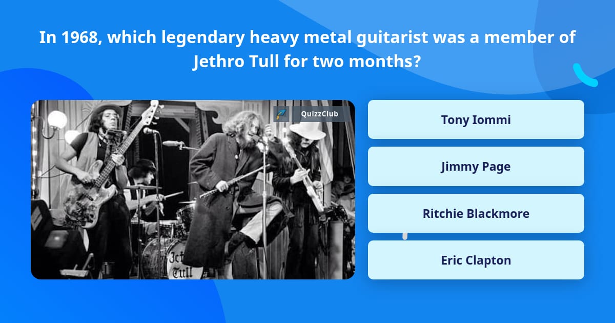 In 1968, which legendary heavy metal... | Trivia Questions | QuizzClub