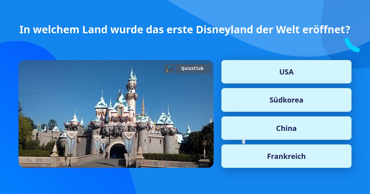 In welchem Land wurde das erste... | Quizfragen | QuizzClub