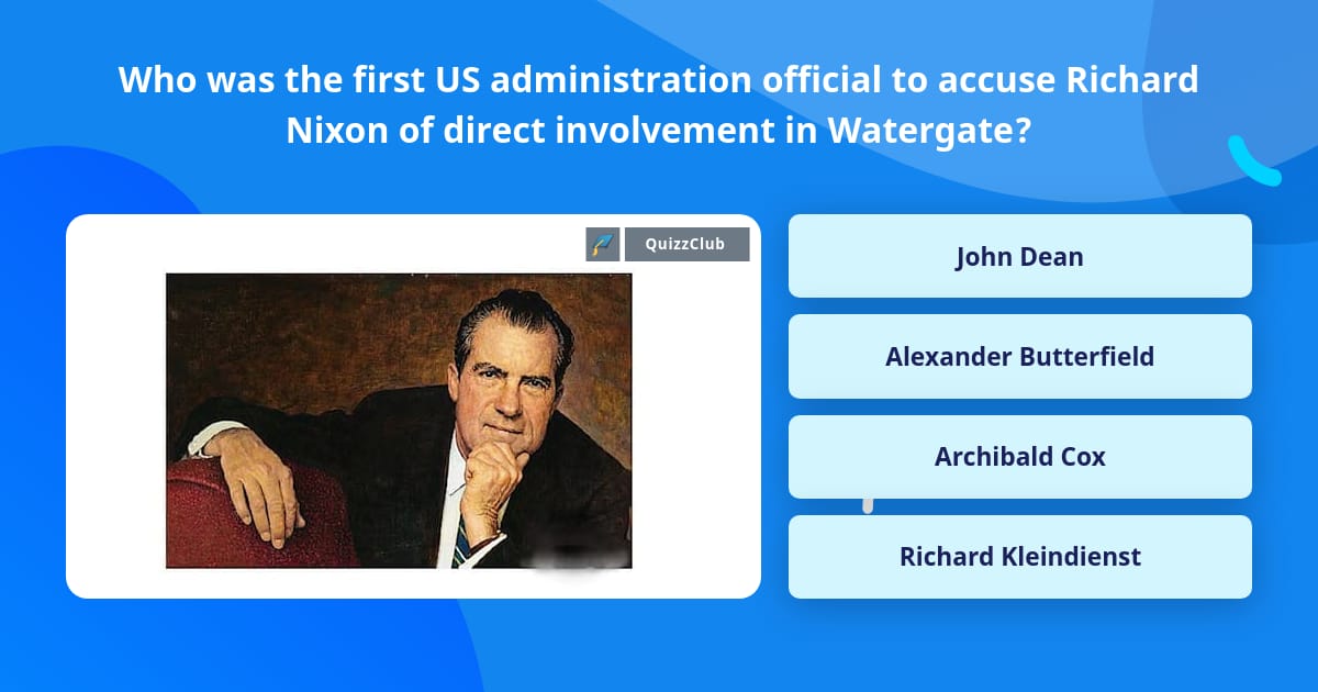 Who was the first US administration... | Trivia Questions | QuizzClub