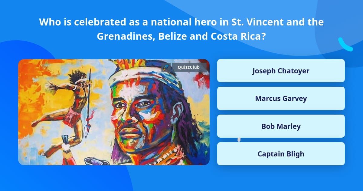 Who is celebrated as a national hero... | Trivia Questions | QuizzClub