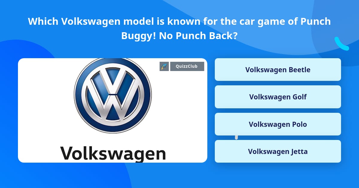 Which Volkswagen model is known for... | Trivia Questions | QuizzClub