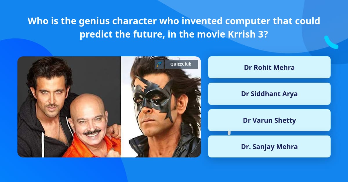 Who is the genius character who... | Trivia Answers | QuizzClub