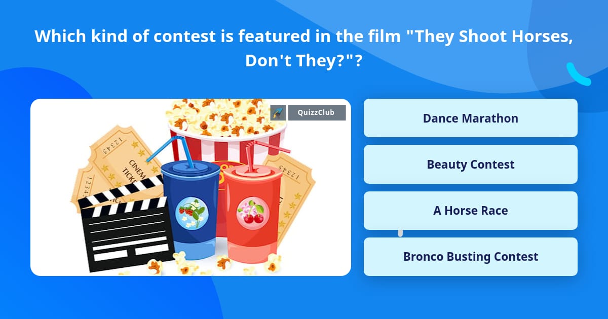 Which kind of contest is featured in... | Trivia Questions | QuizzClub