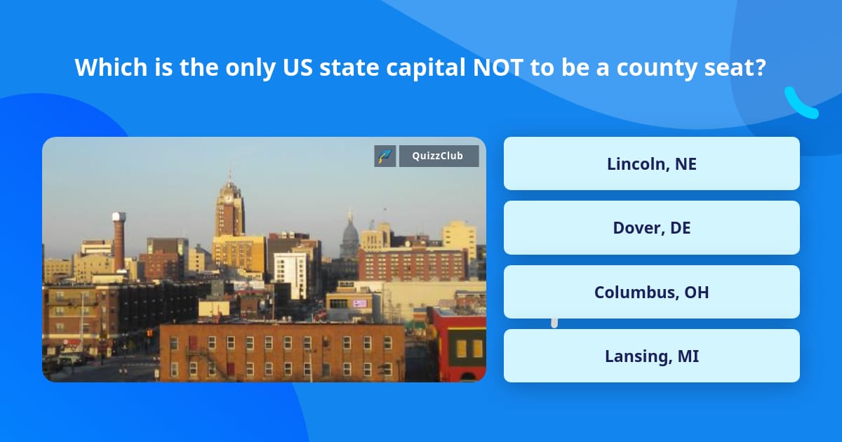 Which Is The Only US State Capital Trivia Questions QuizzClub which-is-the-only-us-state-capital-trivia-questions-quizzclub