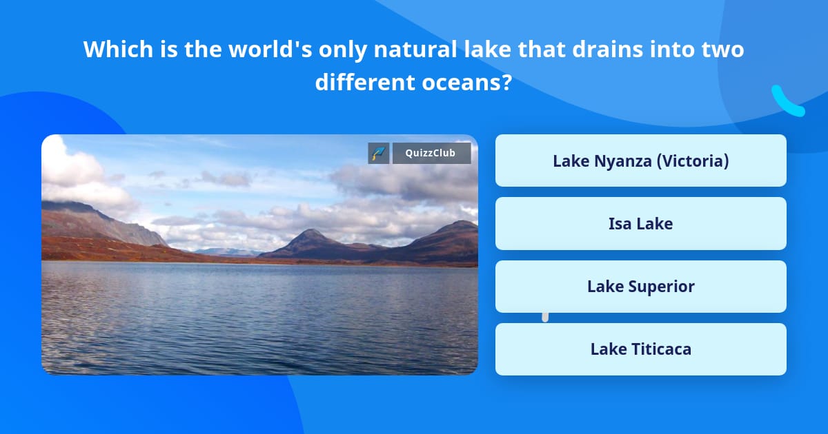 Which is the world's only natural... | Trivia Answers | QuizzClub