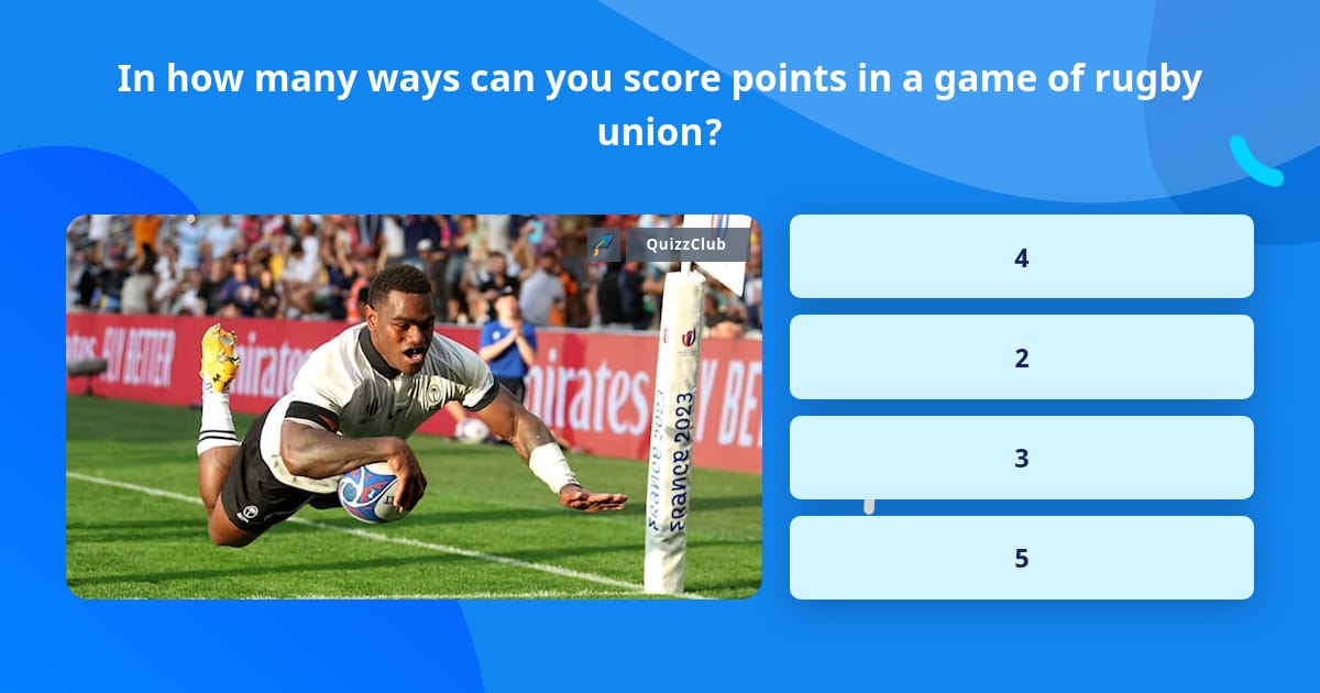In how many ways can you score... | Trivia Questions | QuizzClub