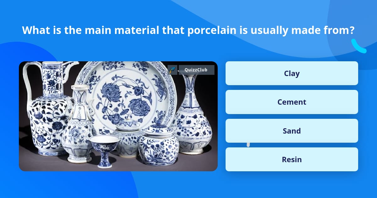 What is the main material that... | Trivia Answers | QuizzClub