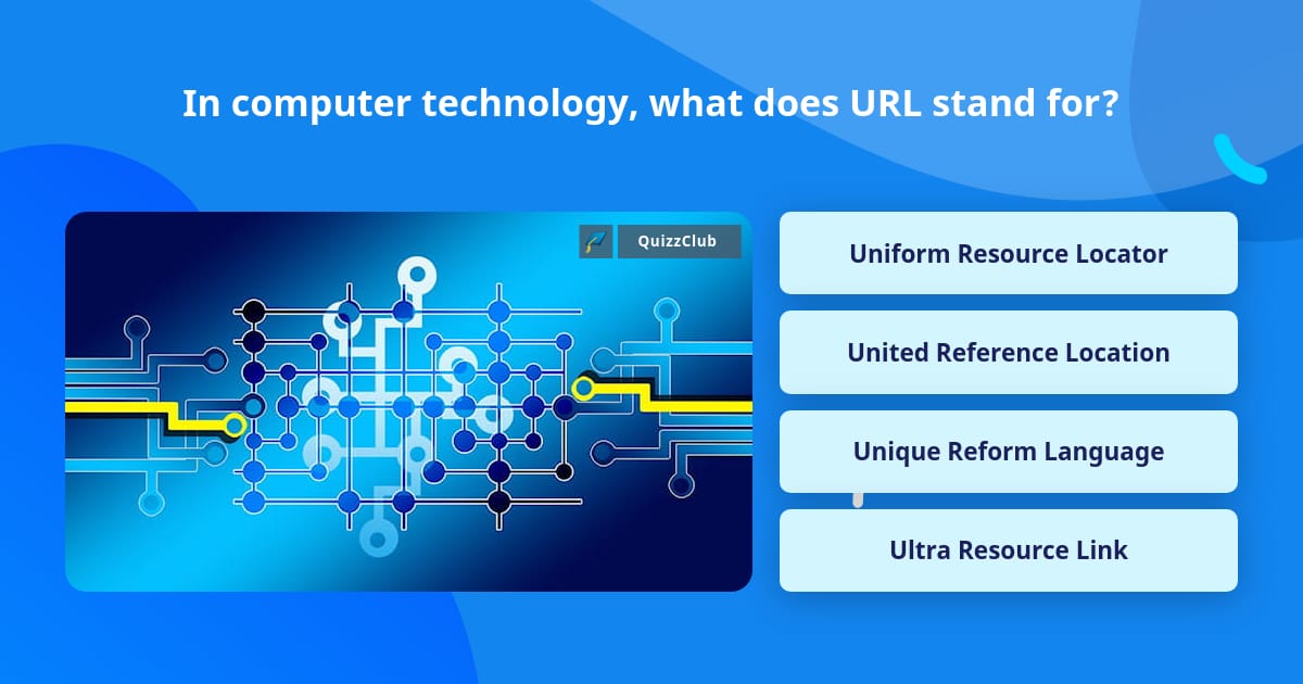 In computer technology, what does... | Trivia Questions | QuizzClub