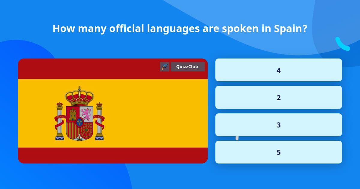 How many official languages are... | Trivia Questions | QuizzClub